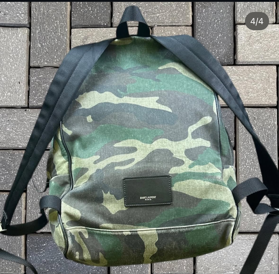 SLP Hedi Slimane camo backpack – Bhaeravarchive